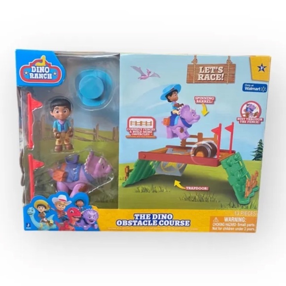 Jazwares | Toys | Dino Ranch The Dino Obstacle Course Playset Miguel ...